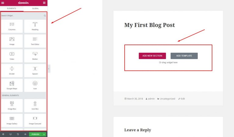Create Your First Blog Post Using Elementor - voidCoders