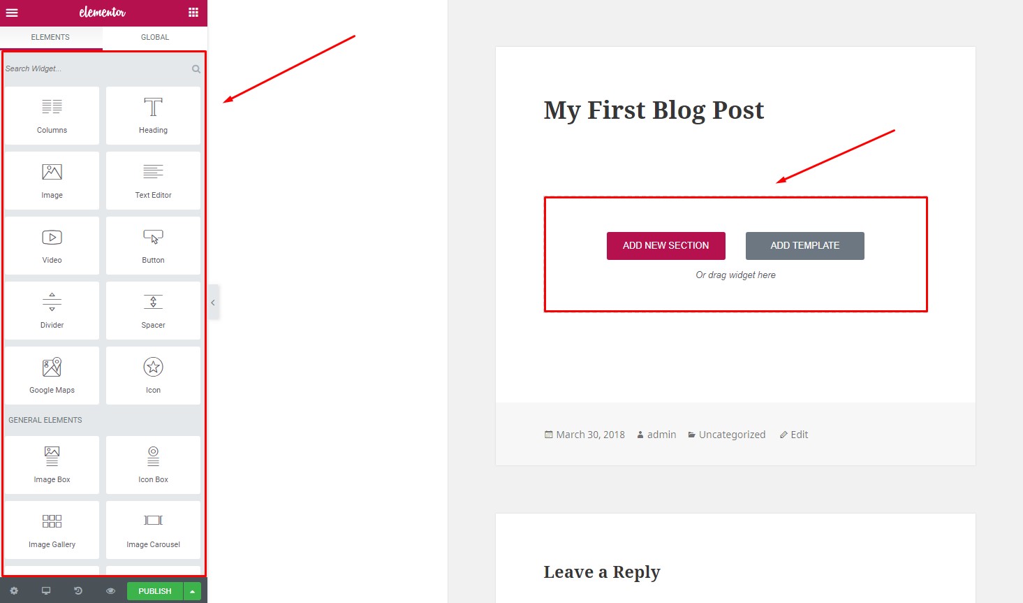 Create Your First Blog Post Using Elementor - voidCoders
